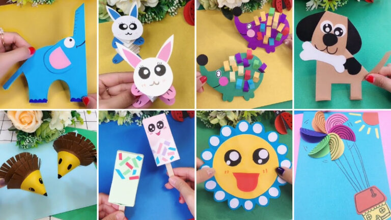 Easy To Learn Creative Paper Craft Ideas Step-by-Step Video Tutorial ...