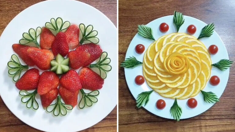 Fruit & Vegetable Carving Video Tutorial for All - Kids Art & Craft