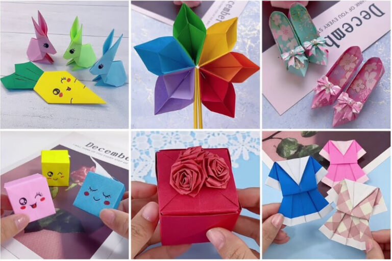 Origami Paper Crafts and Fun Activities Video Tutorials for Kids - Kids ...