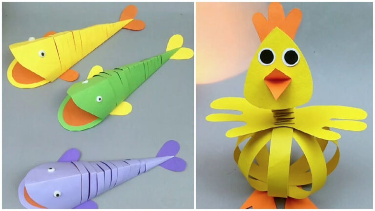 Paper Craft Idea to Make Video Tutorial for All - Kids Art & Craft