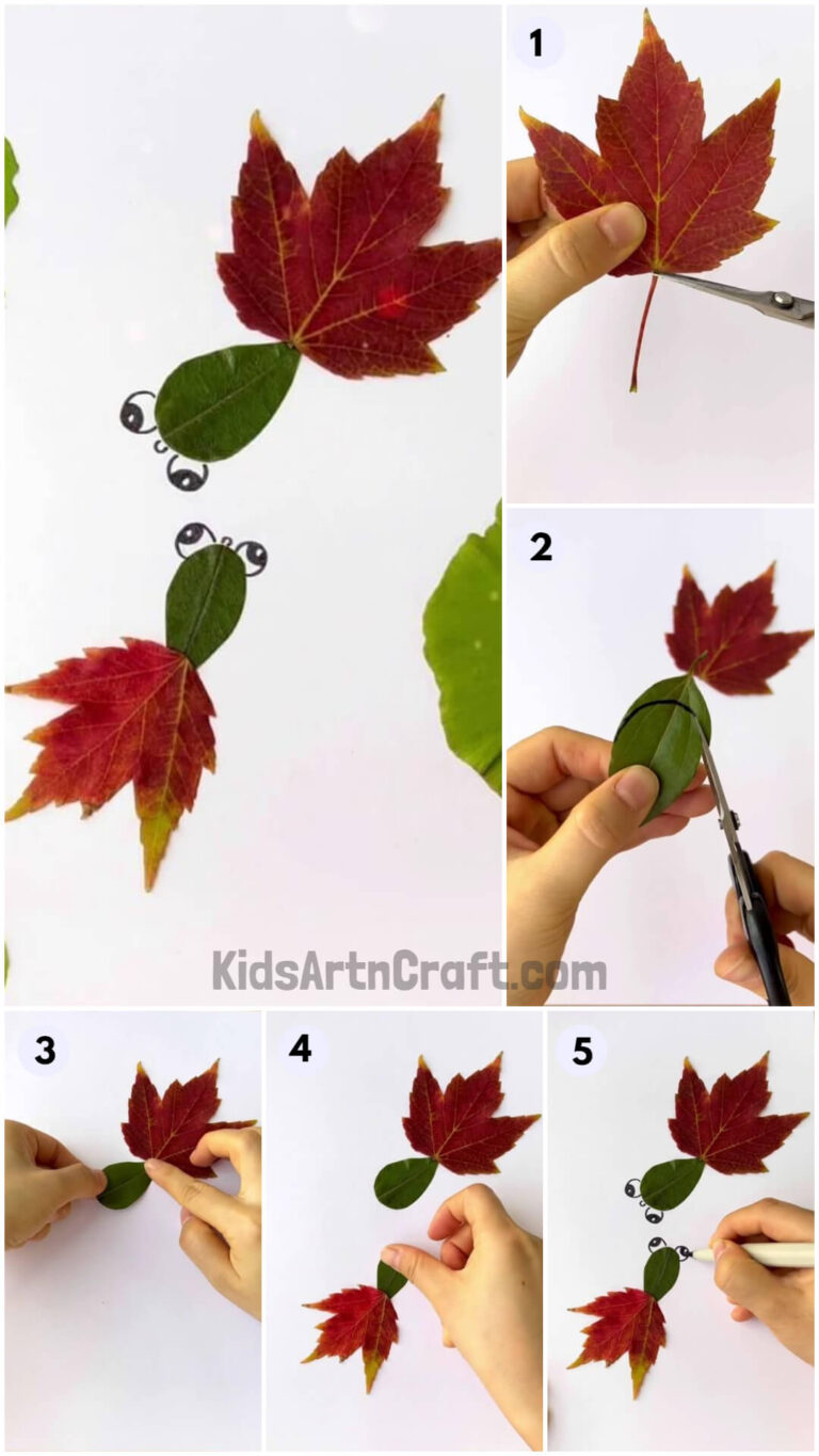 Simple Fall Leaves Art And Craft For Kids - Kids Art & Craft
