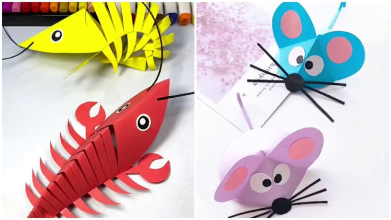 Simple Paper Craft To Try At Home Video Tutorial for All - Kids Art & Craft