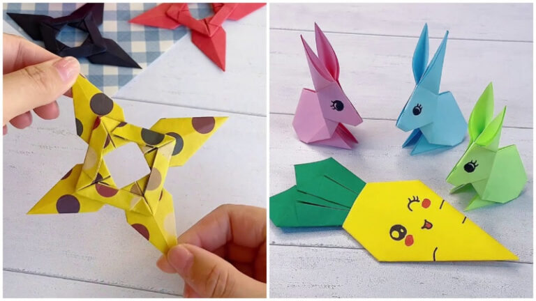 Simple Paper Crafts Try At home Video Tutorial - Kids Art & Craft