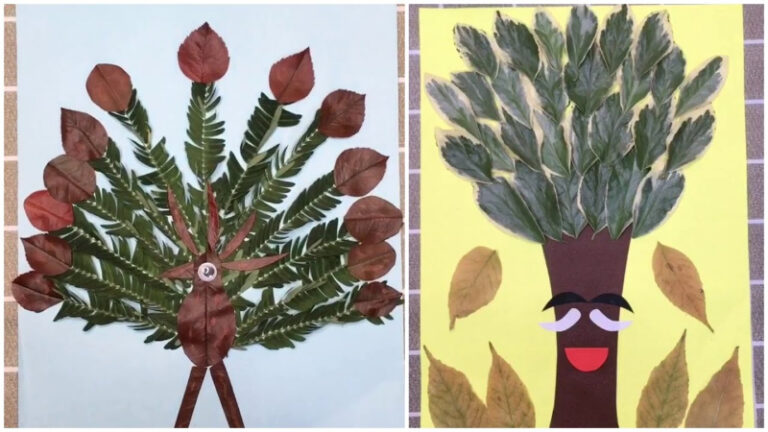 Try to Leaf Art & Craft Activities At home Video Tutorial for all ...