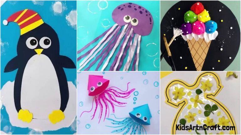 Fun and Easy Crafts for Kids to Try at Home - Kids Art & Craft