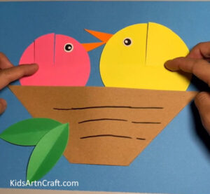 DIY Bird Nest Paper Craft For Kids - Kids Art & Craft