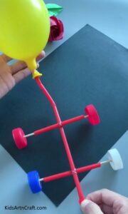DIY Car With Balloon and Straw Easy Tutorial - Kids Art & Craft