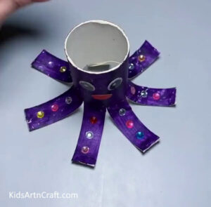 DIY Cardboard Tube Octopus For Kids - Kids Art & Craft