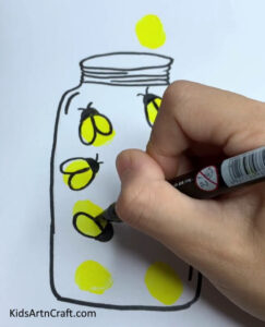 DIY Firefly With String Lights Craft Tutorial For Kids - Kids Art & Craft