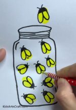 DIY Firefly With String Lights Craft Tutorial For Kids - Kids Art & Craft