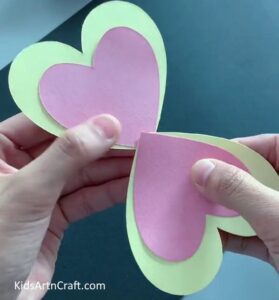 DIY Heart Shape Butterfly Tutorial For Kids - Kids Art & Craft