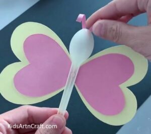 DIY Heart Shape Butterfly Tutorial For Kids - Kids Art & Craft