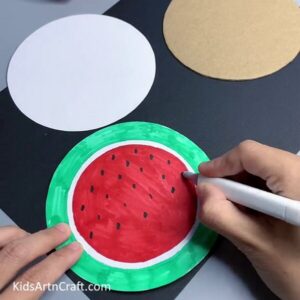 DIY Paper Watermelon Craft For Kids - Kids Art & Craft