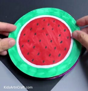 DIY Paper Watermelon Craft For Kids - Kids Art & Craft