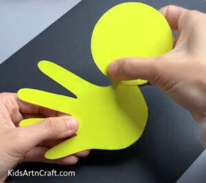 Easy Paper Handprint Duck Craft Tutorial For Kids - Kids Art & Craft