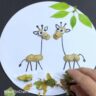 Easy Peanut Shells Giraffe Art and Craft For Kids - Kids Art & Craft