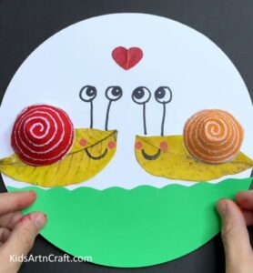 Easy Snail Craft using Egg Carton and Leaf - Step by Step Tutorial ...