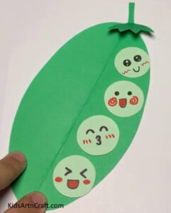 Easy to Make Paper Pea Craft Tutorial - Kids Art & Craft