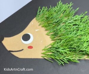 Fresh Leaf Hedgehog Craft Tutorial For Kids - Kids Art & Craft