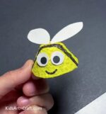 How To Make Bee Craft Using Egg Carton for Kids - Kids Art & Craft