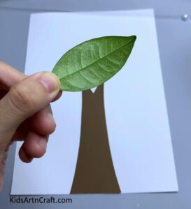 How To Make Leaf Stamping Tree Artwork For Kids - Kids Art & Craft
