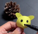 How To Make Pine Cone Mouse Craft For Kids - Kids Art & Craft