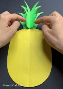 How to Make 3D Paper Pineapple Craft for Kids - Kids Art & Craft