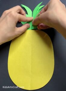 How to Make 3D Paper Pineapple Craft for Kids - Kids Art & Craft