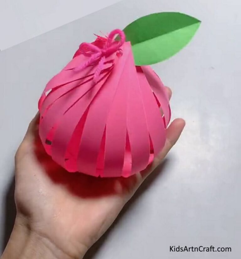 How to Make Apple Craft Step-by-Step Tutorial for Kids - Kids Art & Craft