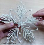 How to Make Easy Paper Snowflakes Tutorial - Kids Art & Craft