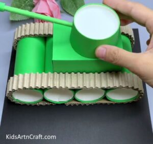 How to Make Fighter Tank Using Cardboard Tube & Paper Cup - Kids Art ...