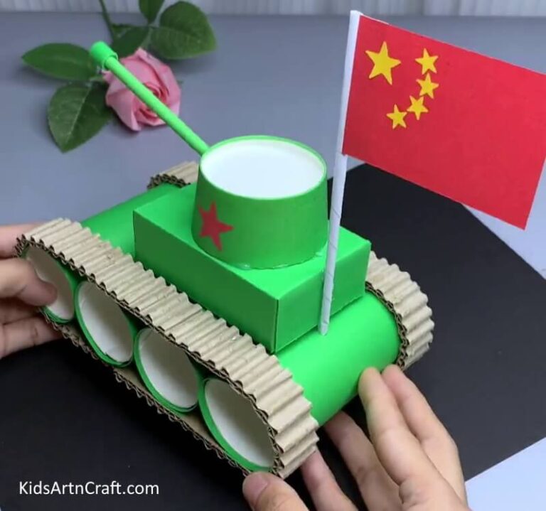 How to Make Fighter Tank Using Cardboard Tube & Paper Cup - Kids Art ...