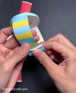 How to Make Paper Cup Wrist Watch Tutorial for Kids - Kids Art & Craft