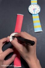 How to Make Paper Cup Wrist Watch Tutorial for Kids - Kids Art & Craft