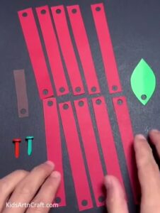 How to Make Paper Strip Apple Craft Tutorial for Kids - Kids Art & Craft