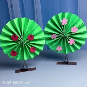 How to Make Simple Paper Tree in Easy Steps - Kids Art & Craft