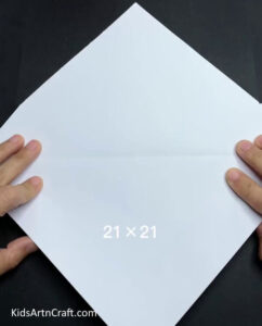 How to Make a Snowman Shape Paper Snowflake - Kids Art & Craft