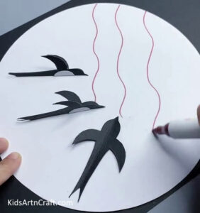 How to Make an Easy Paper Craft Bird Artwork - Kids Art & Craft