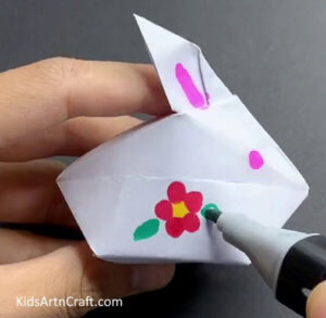 Learn To Make Paper Origami Rabbit Craft Tutorial For Kids - Kids Art ...