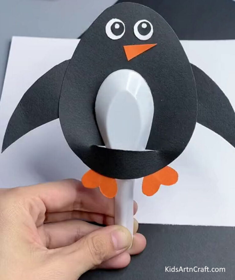 Learn to Make Penguin Step by Step Instructions - Kids Art & Craft