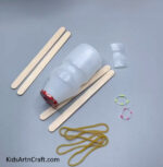 Rubber Band Bottle Boat Activity For Science Project - Kids Art & Craft
