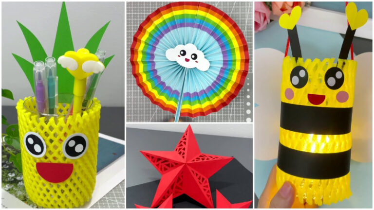 Amazing Recycled Crafts And Activities Video Tutorial for Beginners ...