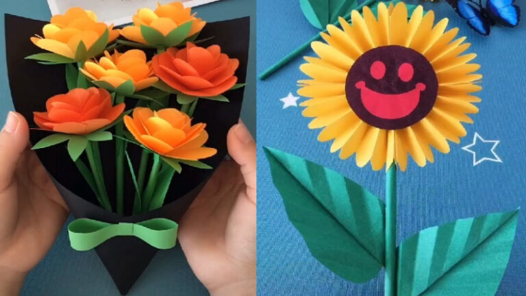 Beautiful And Easy Paper Crafts Video Tutorial for All - Kids Art & Craft