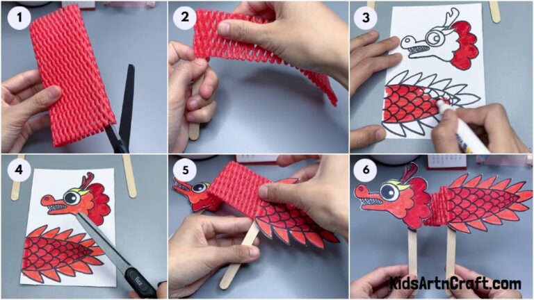 Easy Chinese New Year Dragon Craft For Kids - Kids Art & Craft