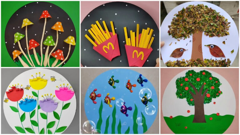 Colorful Art & Craft Projects Video Tutorial for All Age Kids - Kids ...