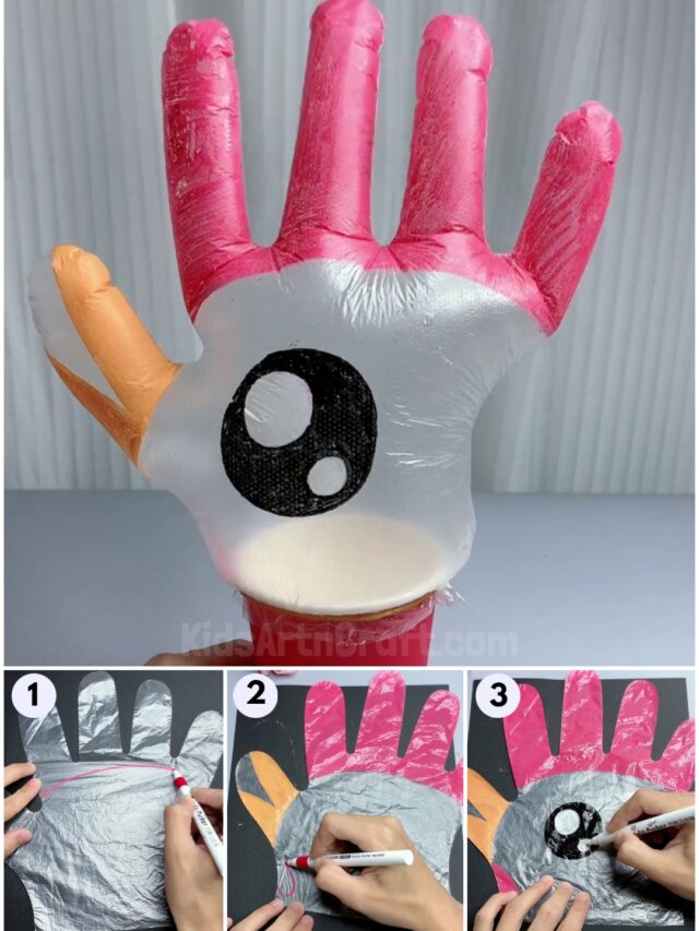 Easy Disposable Gloves Chicken Craft For Kids - Kids Art & Craft