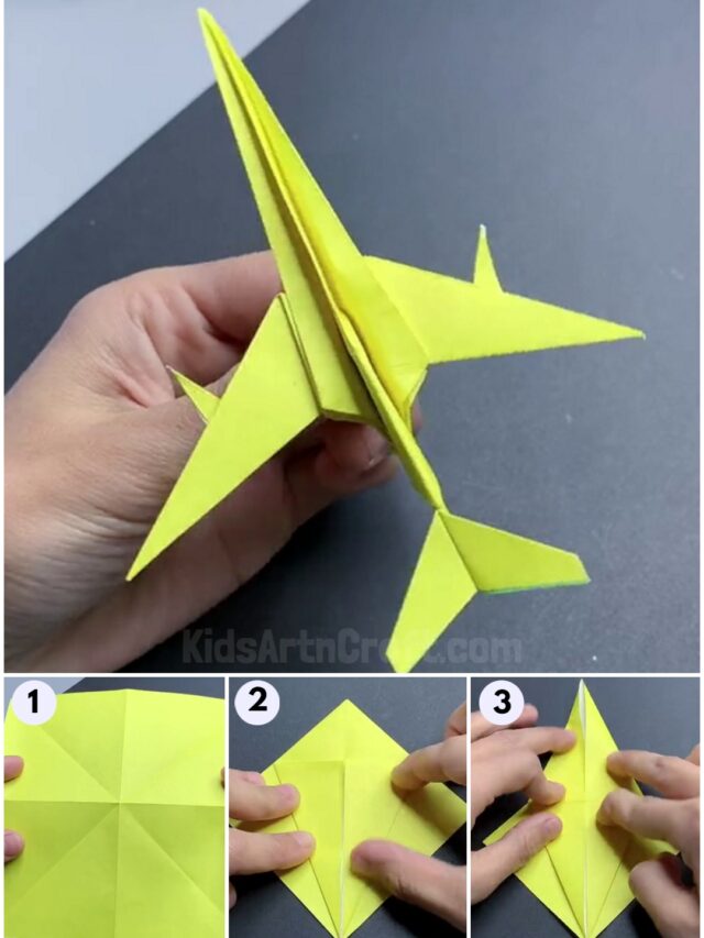 Easy Origami Airplane Tutorial for Kids - Kids Art & Craft