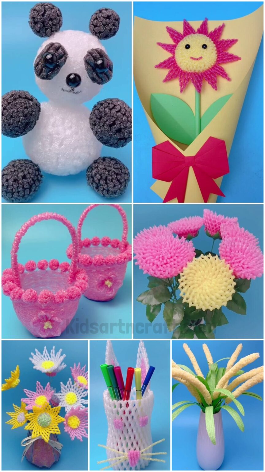 DIY Craft Ideas Using Foam For Kids - Kids Art & Craft