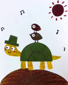 Simple Craft Ideas and Activities Using Leaf for Kids - Kids Art & Craft