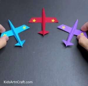 DIY Easy Paper Airplane Easy Tutorial For Kids - Kids Art & Craft